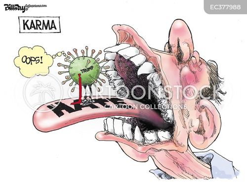 Karma System Cartoons and Comics - funny pictures from CartoonStock