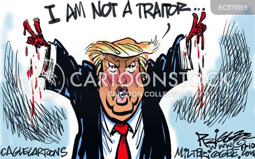 Traitor Trump Cartoons and Comics - funny pictures from CartoonStock