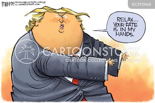 Trump's Hands Cartoons and Comics - funny pictures from CartoonStock