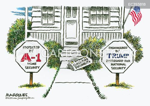 Mar-a-lago Documents Cartoons and Comics - funny pictures from CartoonStock