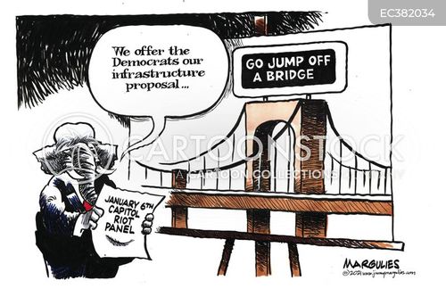 Jump Off A Bridge Cartoons and Comics - funny pictures from CartoonStock