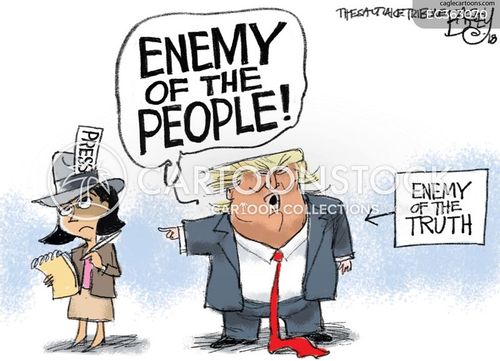 Enemy Of The People Cartoons and Comics - funny pictures from CartoonStock