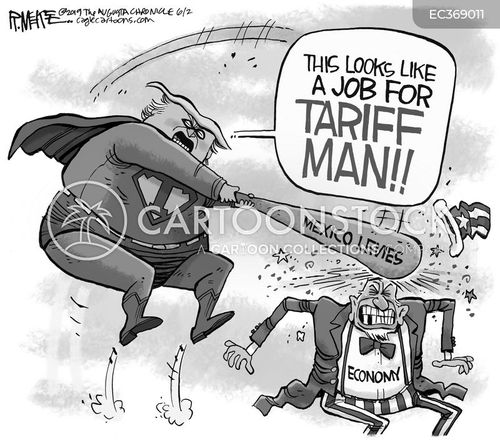 Tariffman Cartoons and Comics - funny pictures from CartoonStock