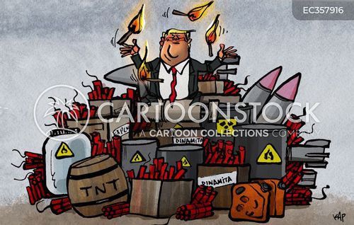 Inflamed Tensions Cartoons and Comics - funny pictures from CartoonStock