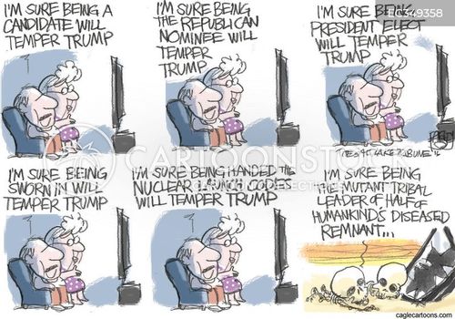 Trump Apocalypse Cartoons and Comics - funny pictures from CartoonStock