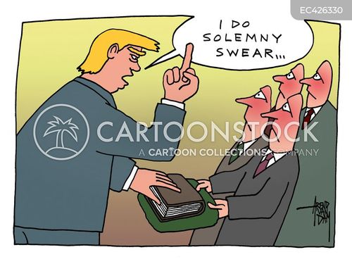 Oath Of Office Cartoons and Comics - funny pictures from CartoonStock