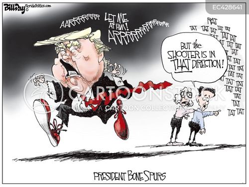 Bone Spurs Cartoons and Comics - funny pictures from CartoonStock