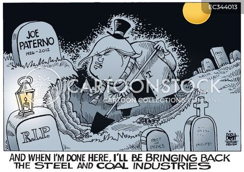 Coal Is Back Cartoons and Comics - funny pictures from CartoonStock