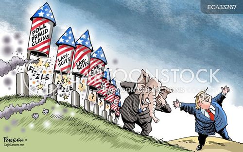 Poll Fraud Claims Cartoons and Comics - funny pictures from CartoonStock
