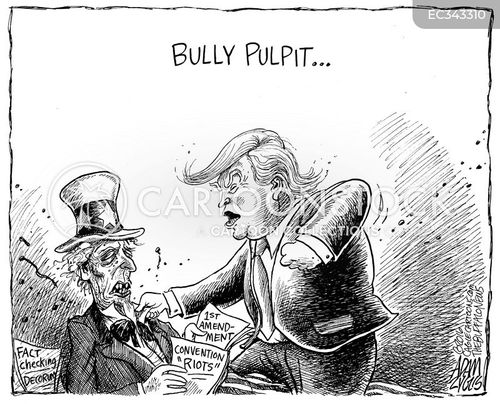 Bully Pulpit Cartoons and Comics - funny pictures from CartoonStock