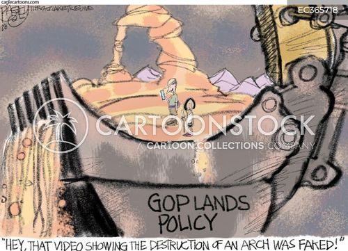 Land Grab Cartoons and Comics - funny pictures from CartoonStock