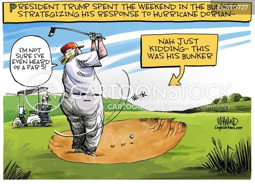 Djt Golf Costs Cartoons and Comics - funny pictures from CartoonStock