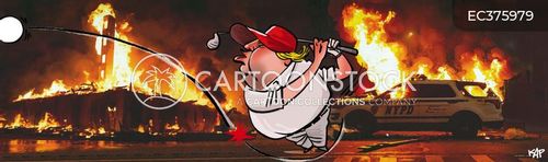 Trump-golf Cartoons and Comics - funny pictures from CartoonStock