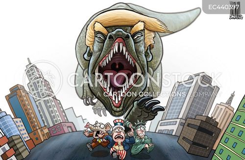 Godzilla Spoof Cartoons and Comics - funny pictures from CartoonStock