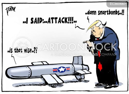 Smart Bombs Cartoons and Comics - funny pictures from CartoonStock
