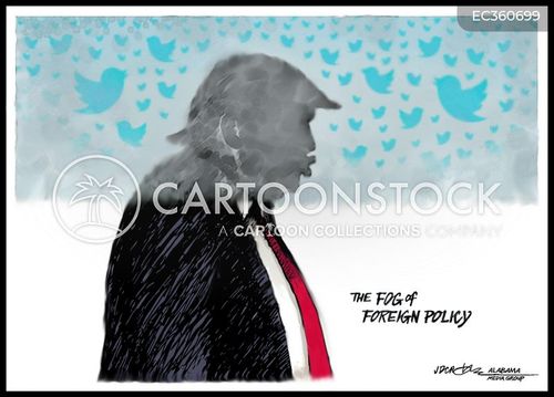 Twitter Diplomacy Cartoons and Comics - funny pictures from CartoonStock