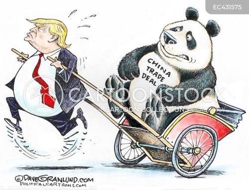 Tariffs Escalation Cartoons and Comics - funny pictures from CartoonStock