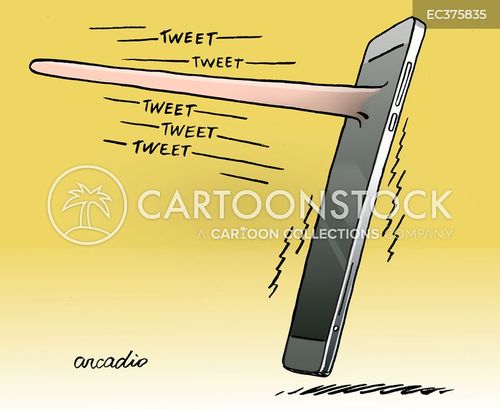 Twitter Handle Cartoons and Comics - funny pictures from CartoonStock