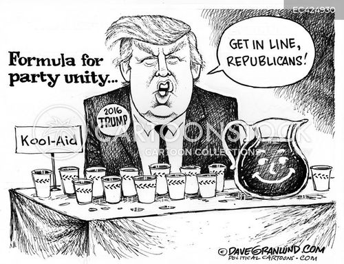Party Unity Cartoons and Comics - funny pictures from CartoonStock