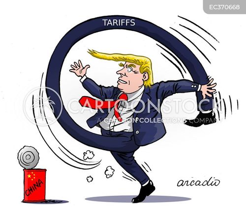 Trump Tariffs Cartoons and Comics - funny pictures from CartoonStock