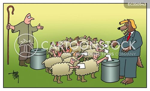 Wolf In Suit Cartoons and Comics - funny pictures from CartoonStock