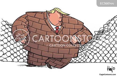 Mexico Fence Cartoons and Comics - funny pictures from CartoonStock