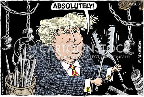 Trump Interrogation Cartoons and Comics - funny pictures from CartoonStock