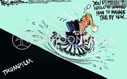 Botched Off Ramp Cartoons and Comics - funny pictures from CartoonStock