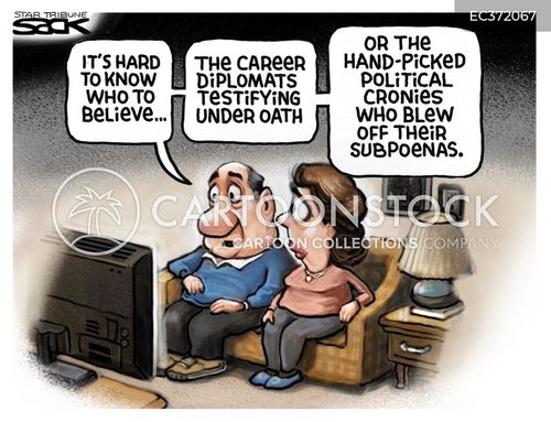 Hearing Testimony Cartoons and Comics - funny pictures from CartoonStock
