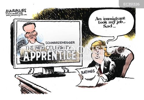 Apprentice Host Cartoons and Comics - funny pictures from CartoonStock