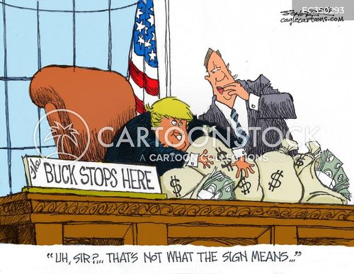 Trumps Fixation Cartoons and Comics - funny pictures from CartoonStock