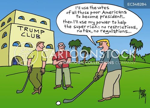 Trump's Club Cartoons and Comics - funny pictures from CartoonStock