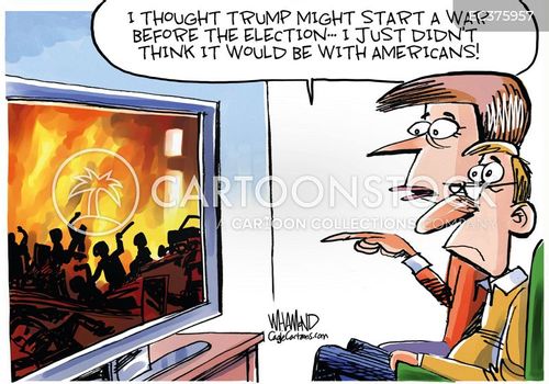 Nationwide Riots Cartoons and Comics - funny pictures from CartoonStock