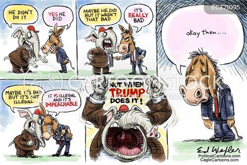 Trump Deflect Cartoons and Comics - funny pictures from CartoonStock