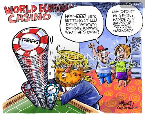 Trump Doubles Down On Tariffs Cartoons and Comics - funny pictures from ...