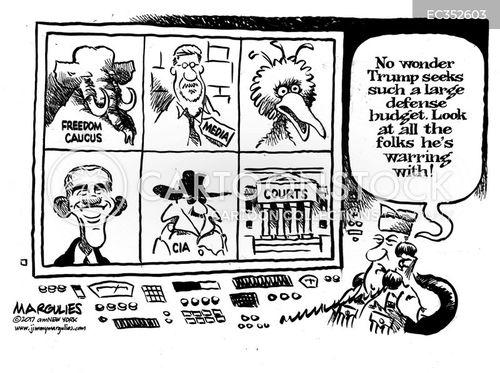 Trump Enemies Cartoons and Comics - funny pictures from CartoonStock