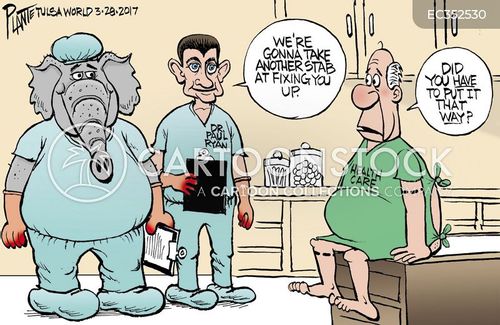 Healthcare-debacle Cartoons and Comics - funny pictures from CartoonStock