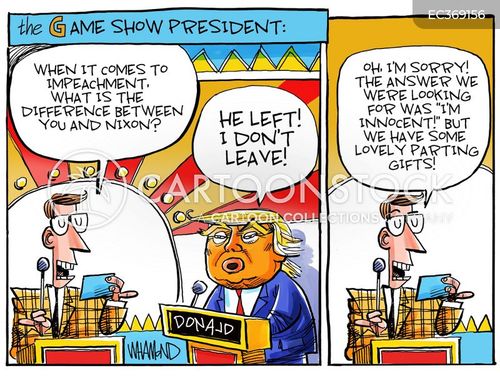Trump Said Hes No Nixon Because He Left I Dont Leave Cartoons and ...