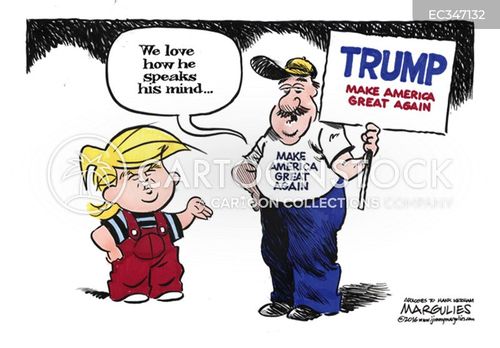 Trump Supporters Cartoons and Comics - funny pictures from CartoonStock