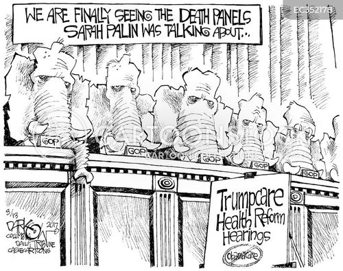 Repeal Death Panels Cartoons and Comics - funny pictures from CartoonStock