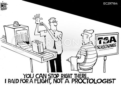 Airport Pat-down Cartoons and Comics - funny pictures from CartoonStock