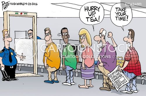 Tsa Line Cartoons and Comics - funny pictures from CartoonStock