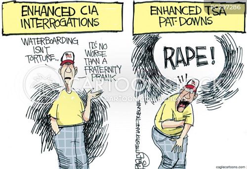 Enhanced Pat-down Cartoons and Comics - funny pictures from CartoonStock