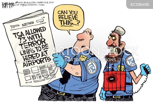 Tsa Overreach Cartoons and Comics - funny pictures from CartoonStock