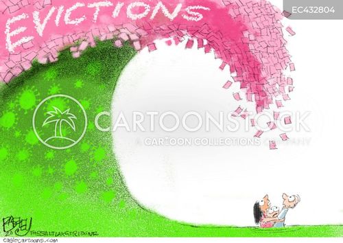 Evictions Ban Cartoons and Comics - funny pictures from CartoonStock