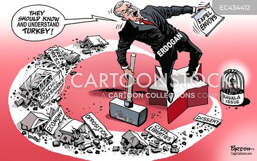 Expel Envoys Cartoons and Comics - funny pictures from CartoonStock