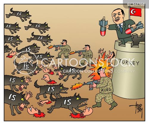 Erdogan And Kurds Cartoons and Comics - funny pictures from CartoonStock