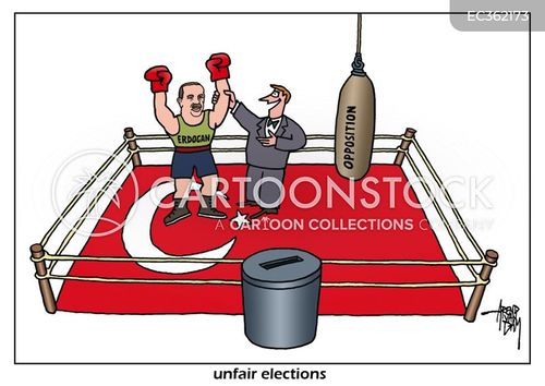 Unfair Elections Cartoons and Comics - funny pictures from CartoonStock