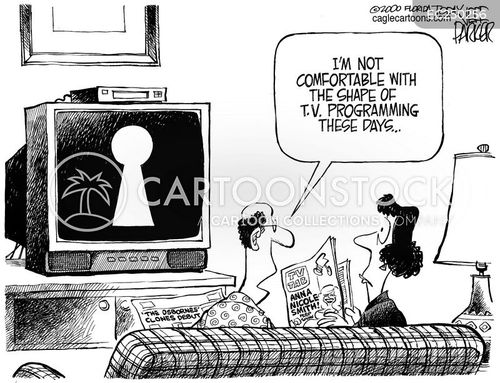 Trashy Tv Cartoons and Comics - funny pictures from CartoonStock