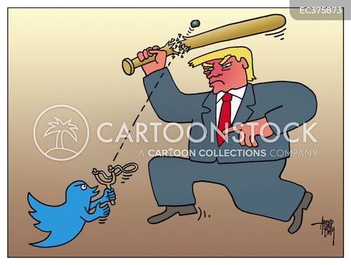 Twitter Warning Cartoons and Comics - funny pictures from CartoonStock